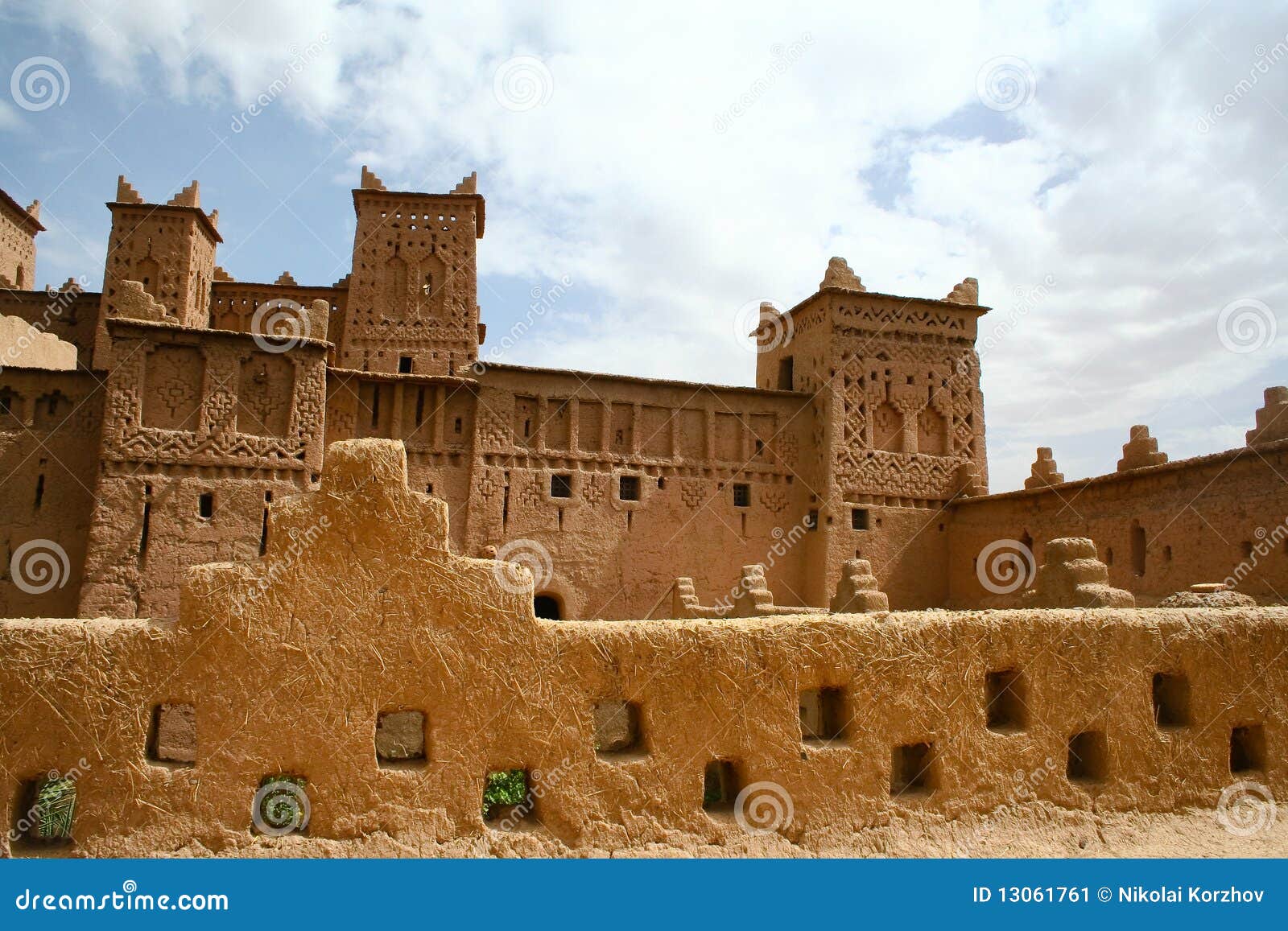The Kasbah in Morocco stock image. Image of landmark - 13061761