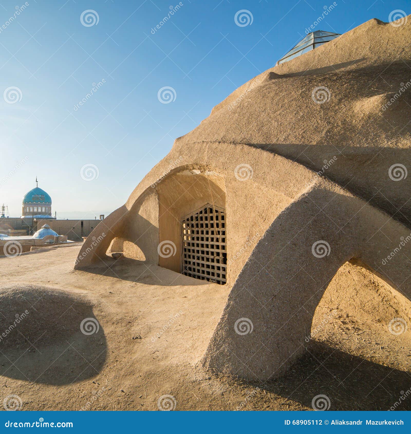 Kashan Bazaar roof, Iran stock photo. Image of clay, desert - 68905112