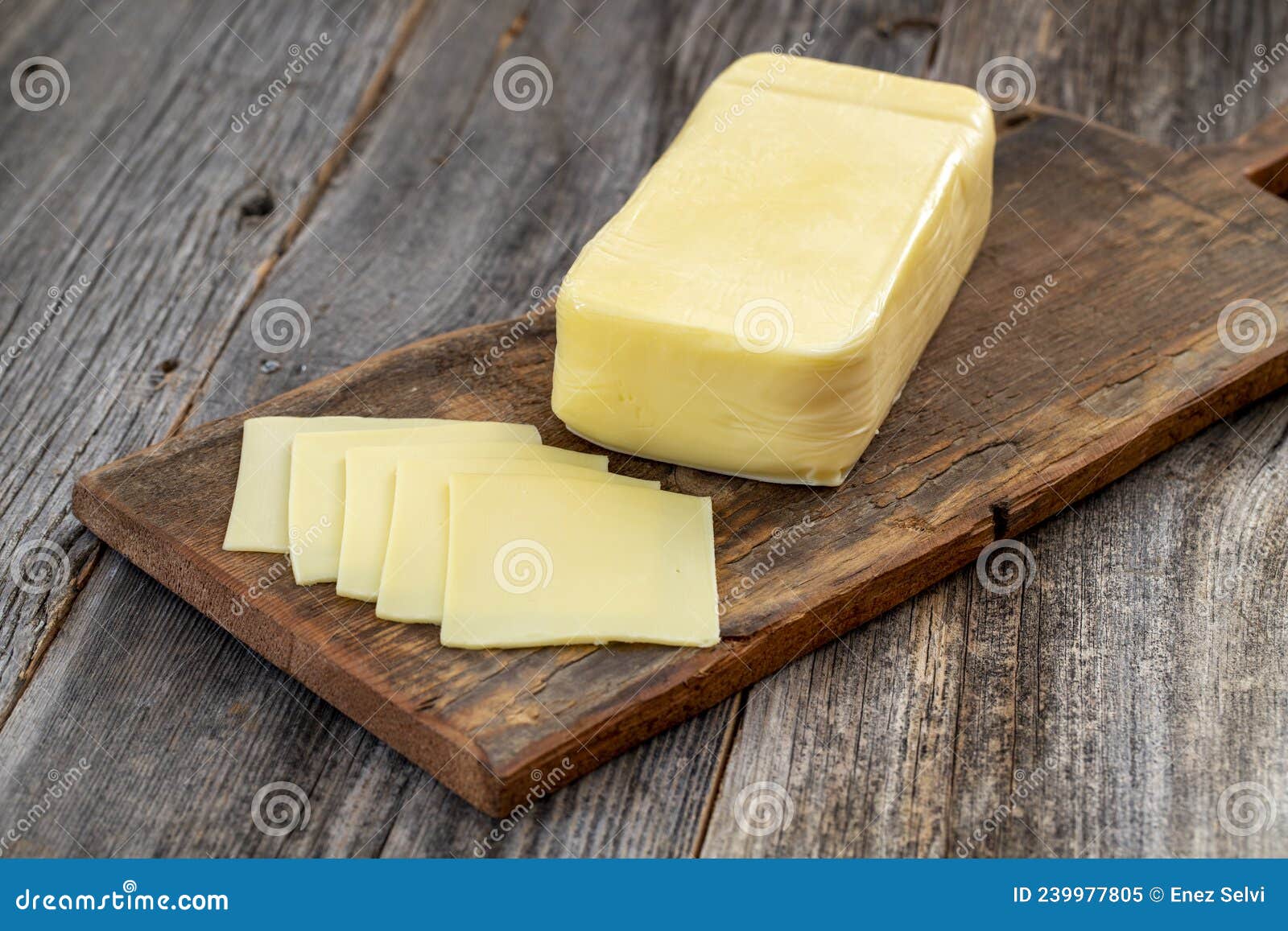 Kashar Cheese or Kashkaval Cheese on Wood Floor. Stock Image - Image of ...