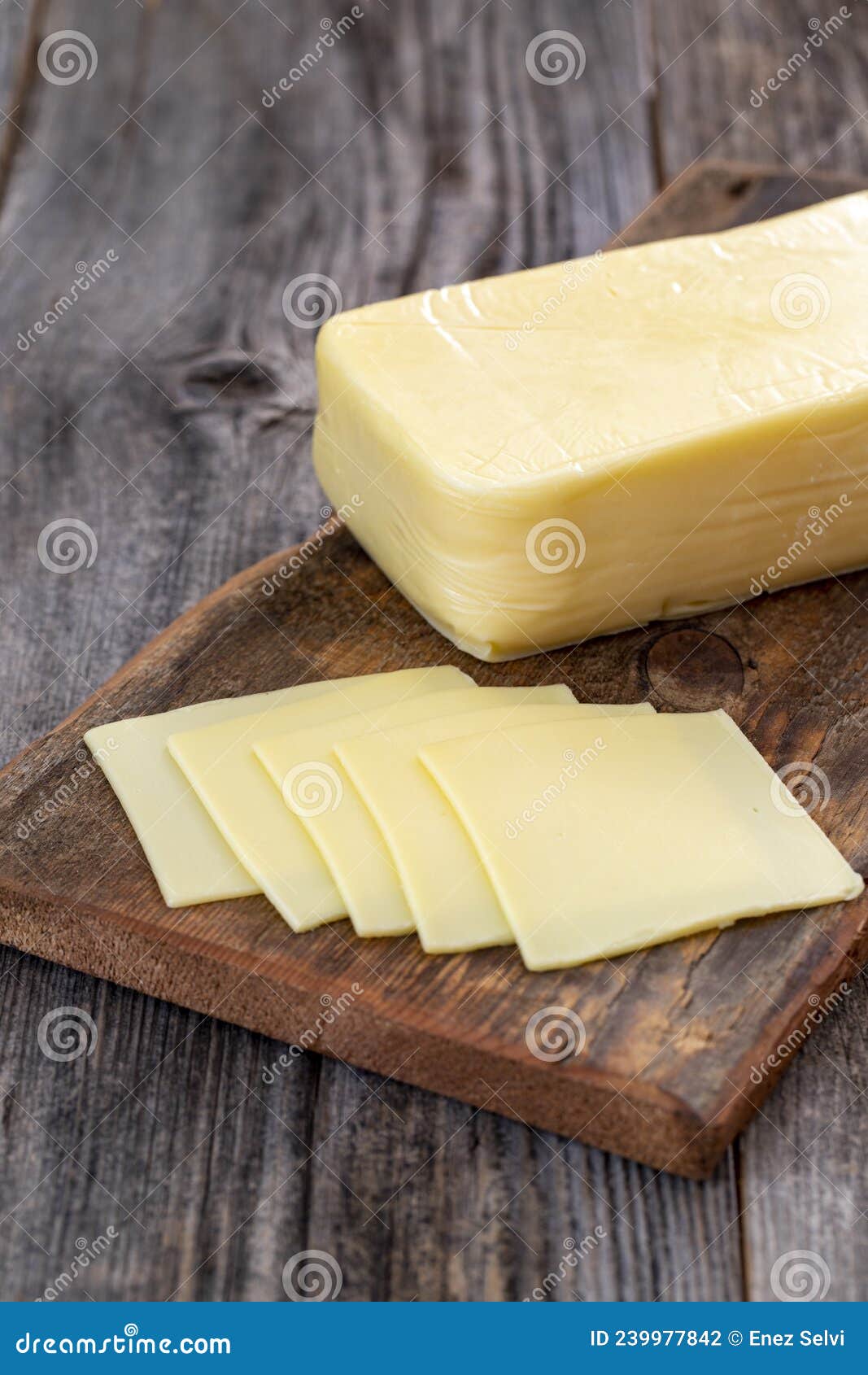 Kashar Cheese or Kashkaval Cheese on Wood Floor. Stock Photo - Image of ...