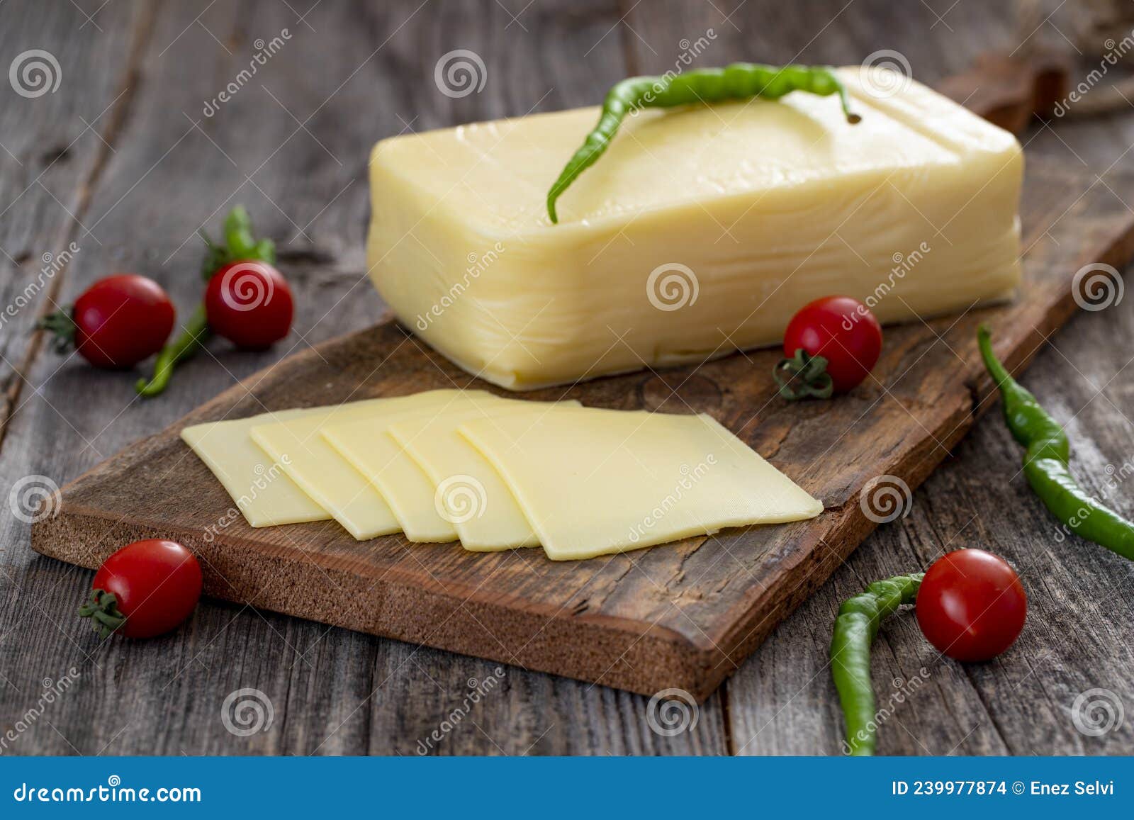 Kashar Cheese or Kashkaval Cheese on Wood Floor. Stock Photo - Image of ...