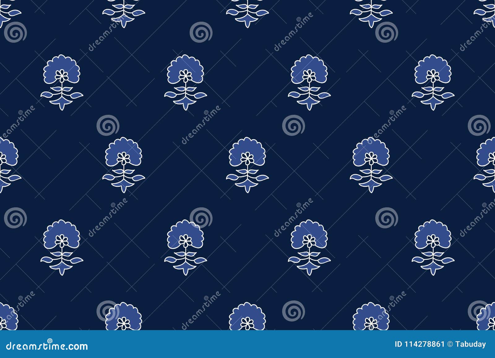 Kashmir Blockprint Floral Pattern Vector Illustration | CartoonDealer ... Kashmir Blockprint Floral Pattern Vector Illustration | CartoonDealer ...