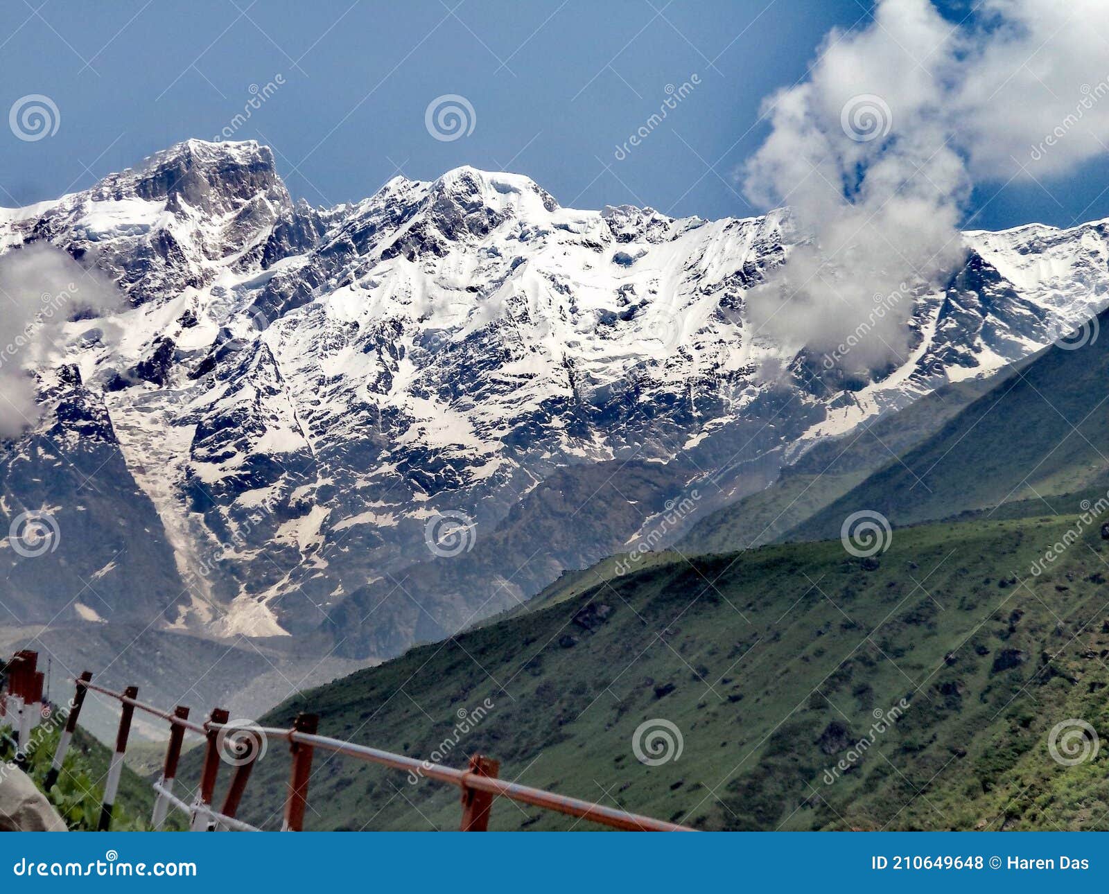 Kashmir nature stock photo. Image of summit, landscape - 210649648