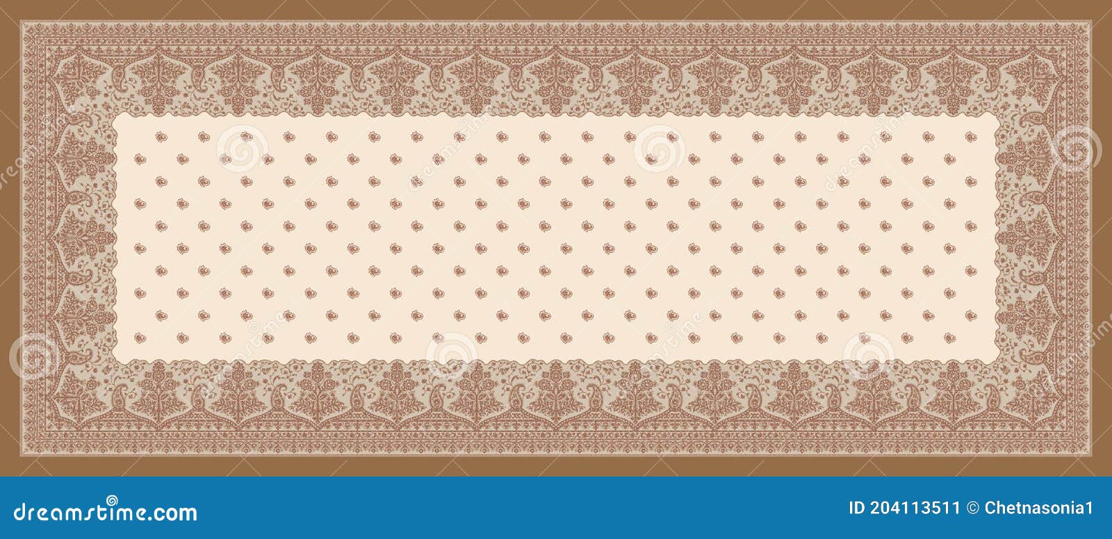 Kashmir Shawl Traditional Silk Design Pattern Background Stock ...