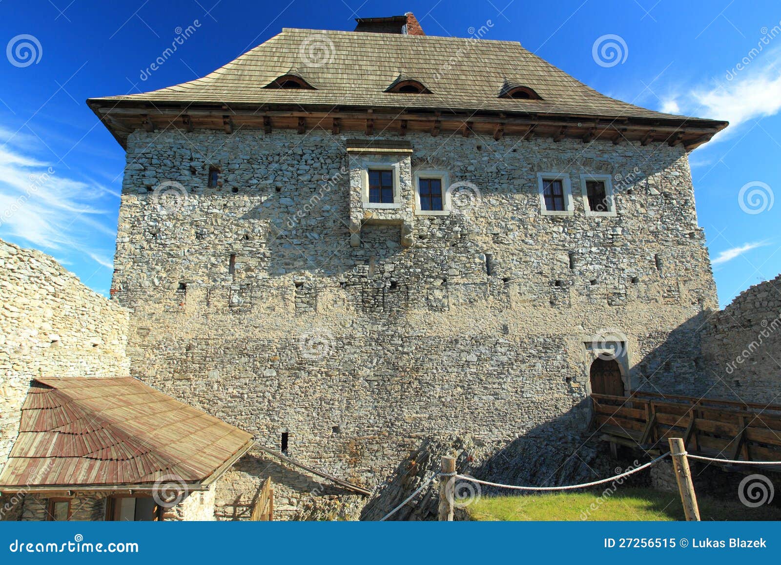 Kasperk castle stock image. Image of autumn, mountain - 27256515