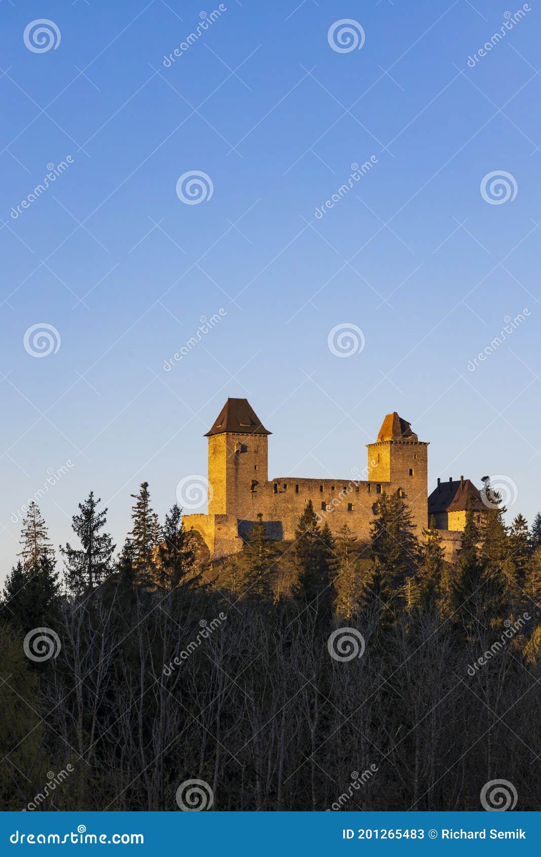 Kasperk Castle in Sumava, Czech Republic Stock Image - Image of ...