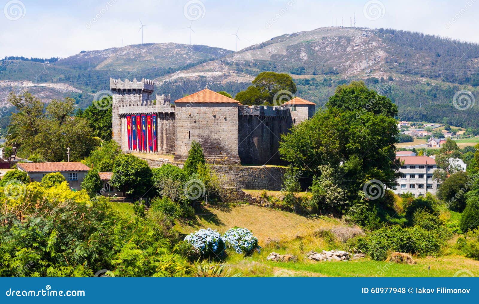 Kasteel Van Vimianzo Een Coruna, Spanje Redactionele Stock Foto - Image ...