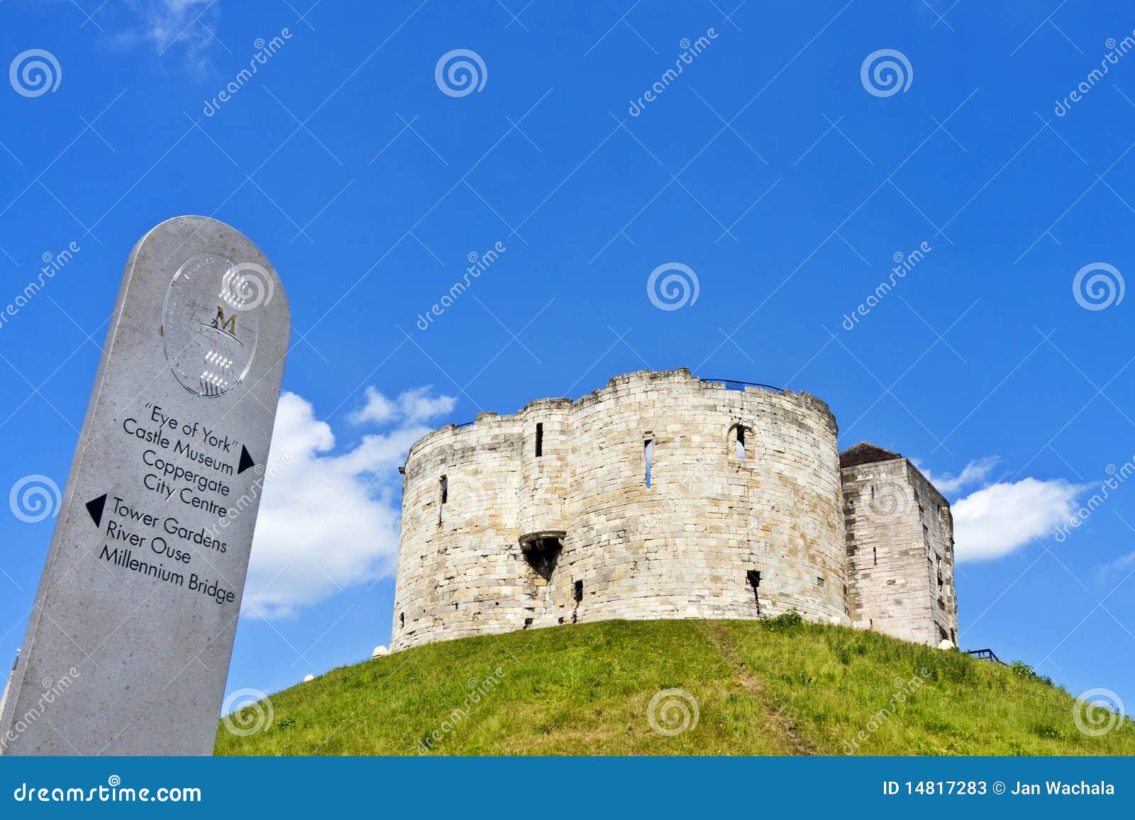 Kasteel York, De Toren Van Clifford Stock Afbeelding - Image of kasteel ...