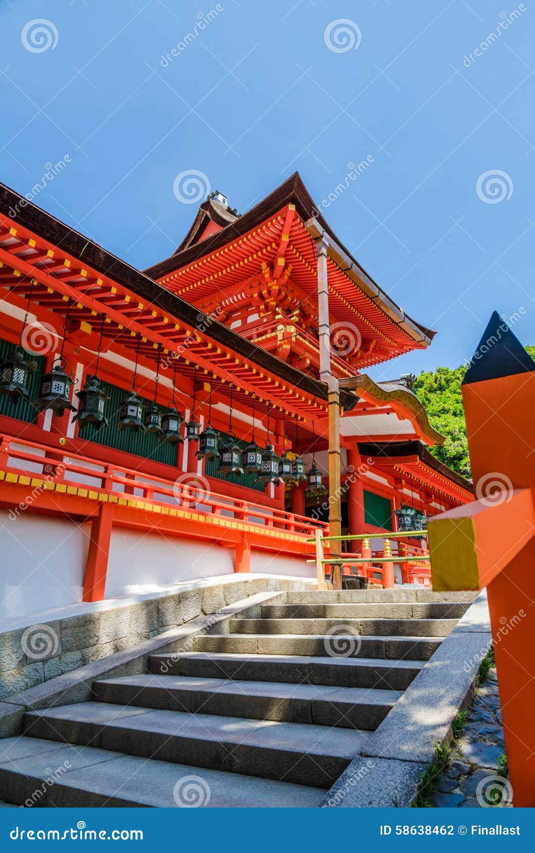 Kasuga Taisha in Nara stock photo. Image of sacred, religious - 58638462