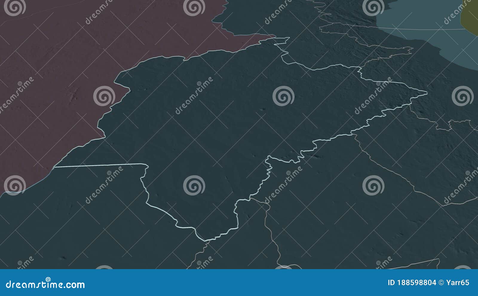 Kasungu, Malawi - Outlined. Administrative Stock Illustration ...