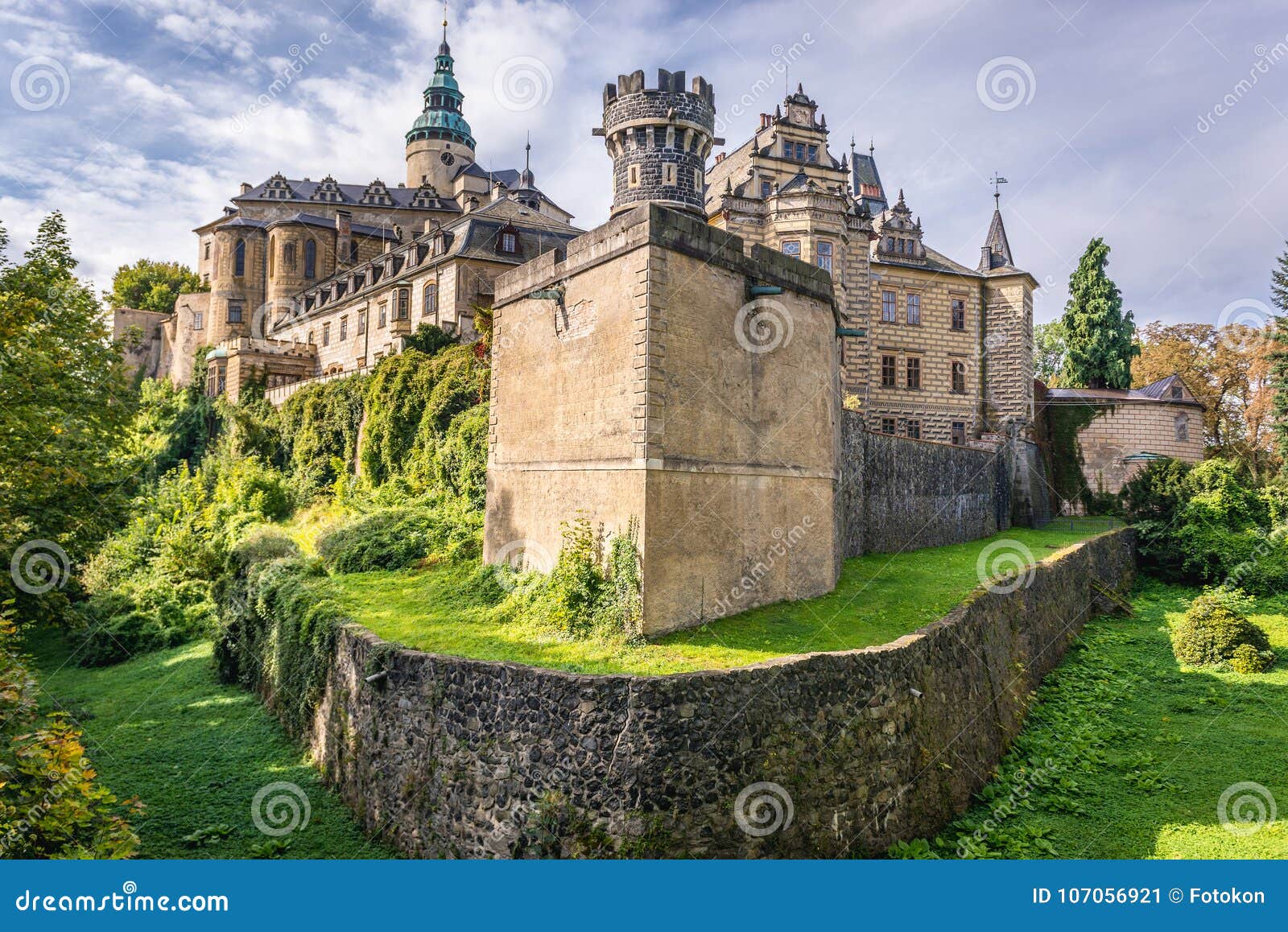Kasztel w Republika Czech obraz stock. Obraz złożonej z destination ...