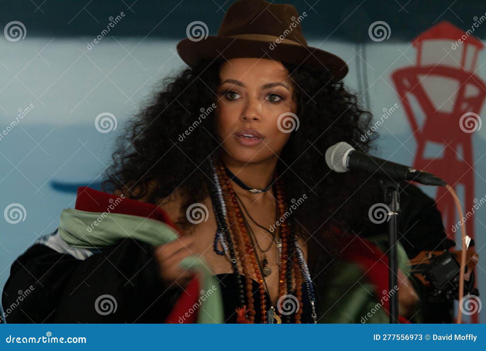 Kat Graham Films a Session in Brooklyn Editorial Stock Photo - Image of ...