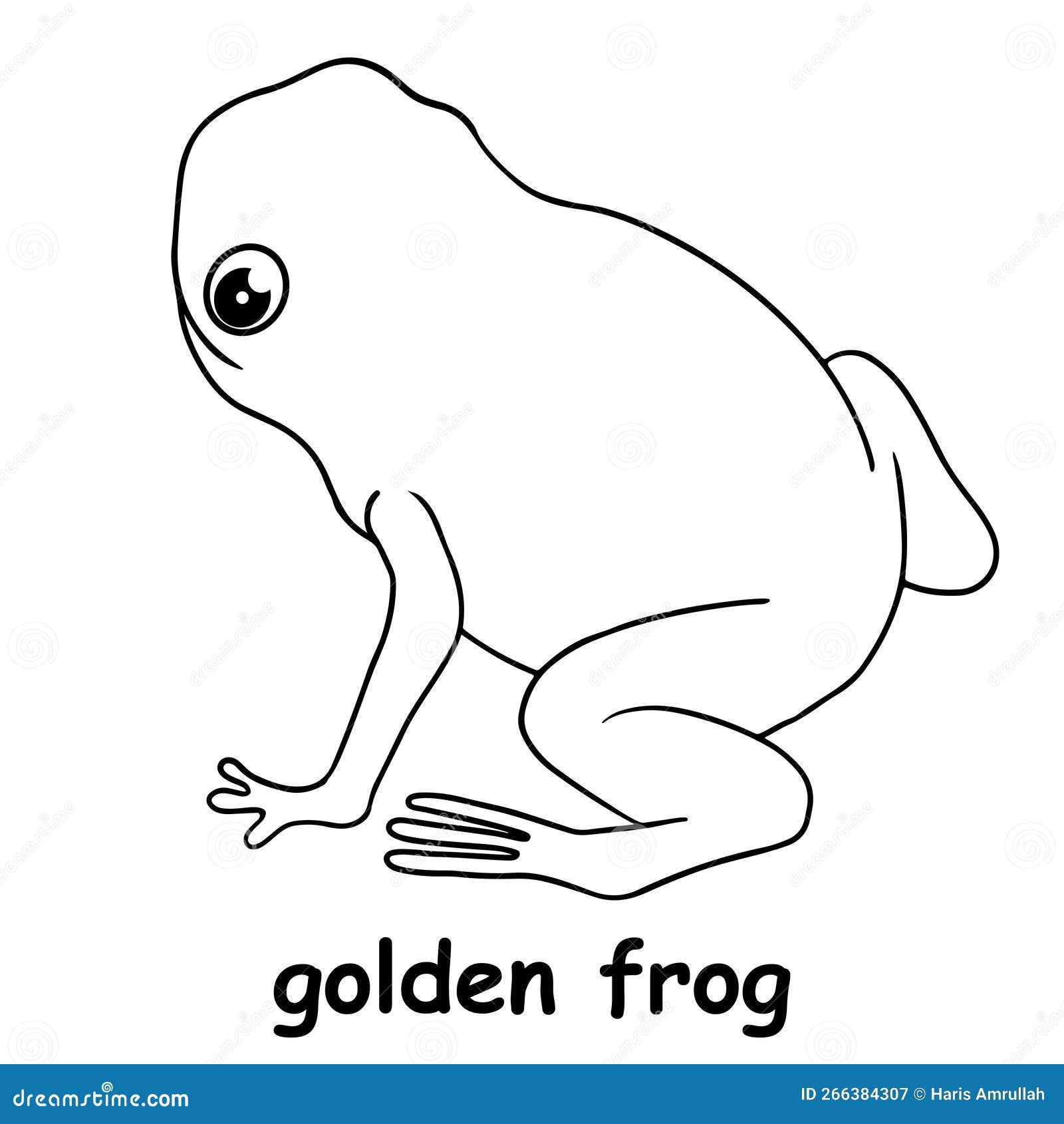 Kids Line Illustration Coloring Animal. Outline Vector for Children ...