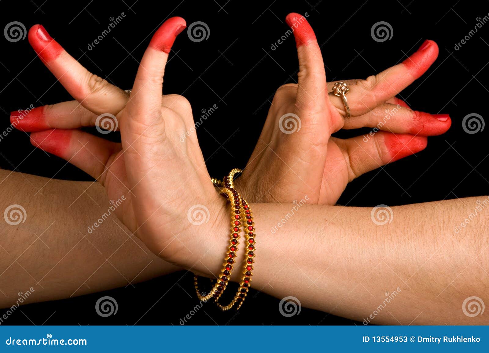 Katakavardhana Hasta of Indian Dance Stock Image - Image of exponent ...