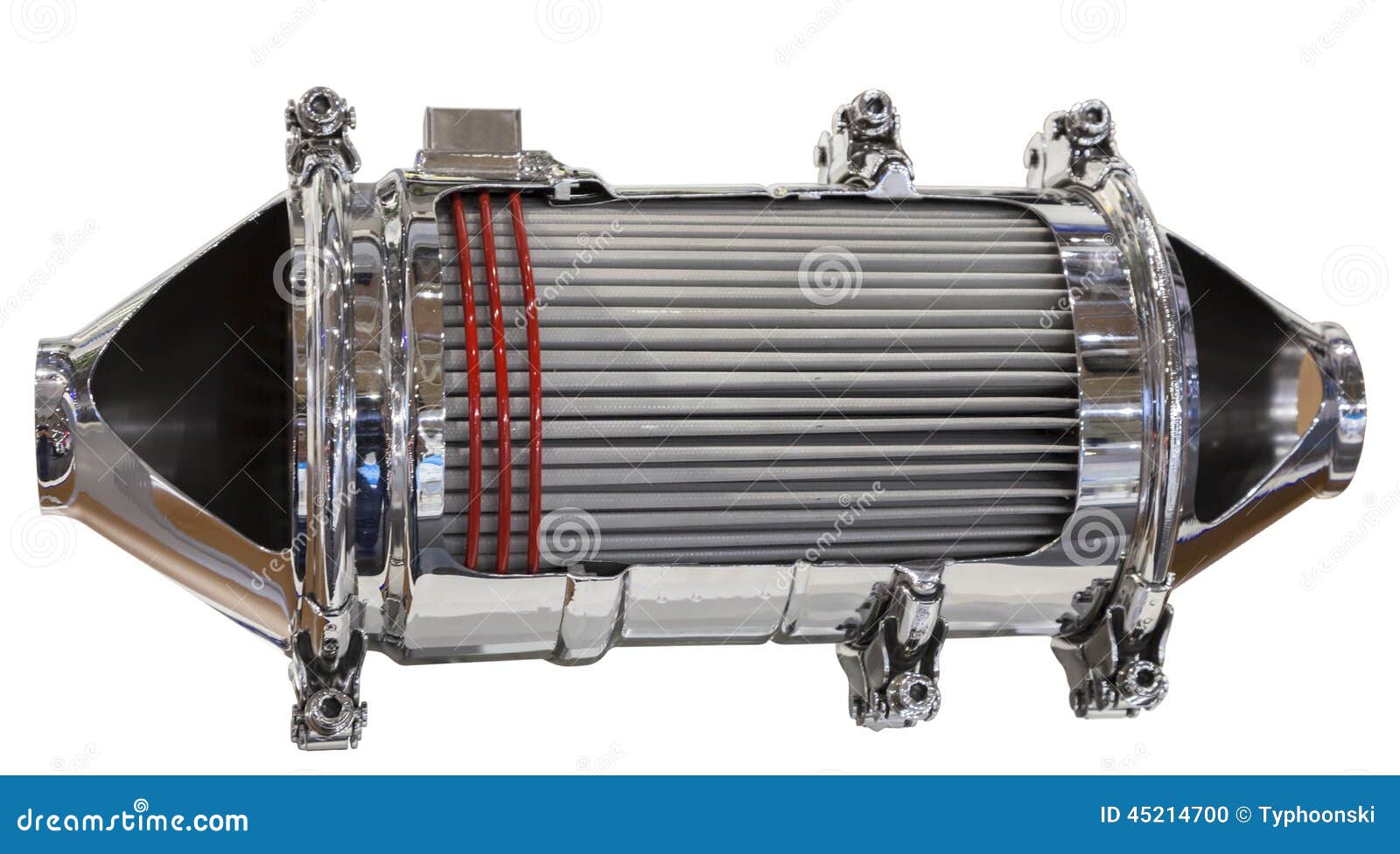 Katalysator Und Partikelfilter Stockfoto - Bild von partikel ...