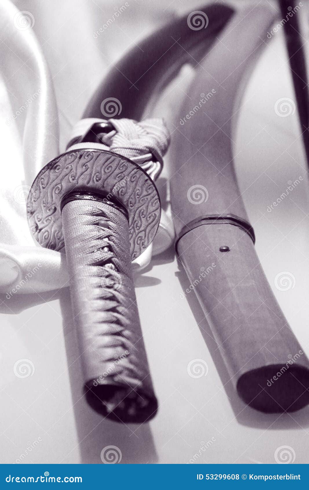 Katana stock photo. Image of sword, japanese, bushido - 53299608