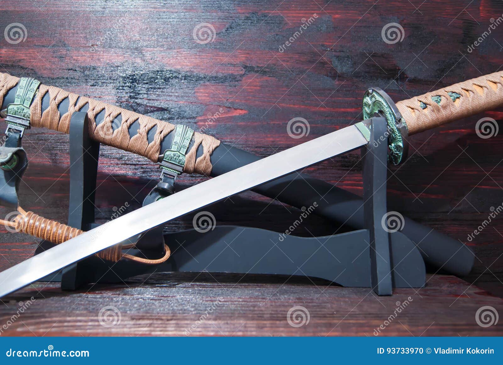 Katana samurai sword stock photo. Image of samurai, sword - 93733970