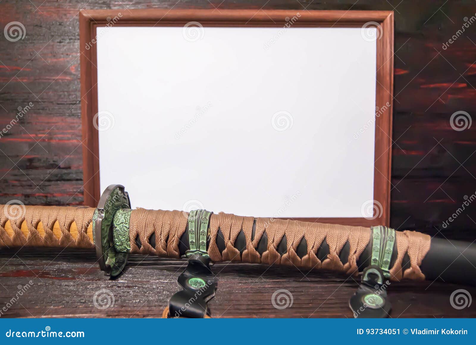 Katana samurai sword stock image. Image of ronin, lesson - 93734051