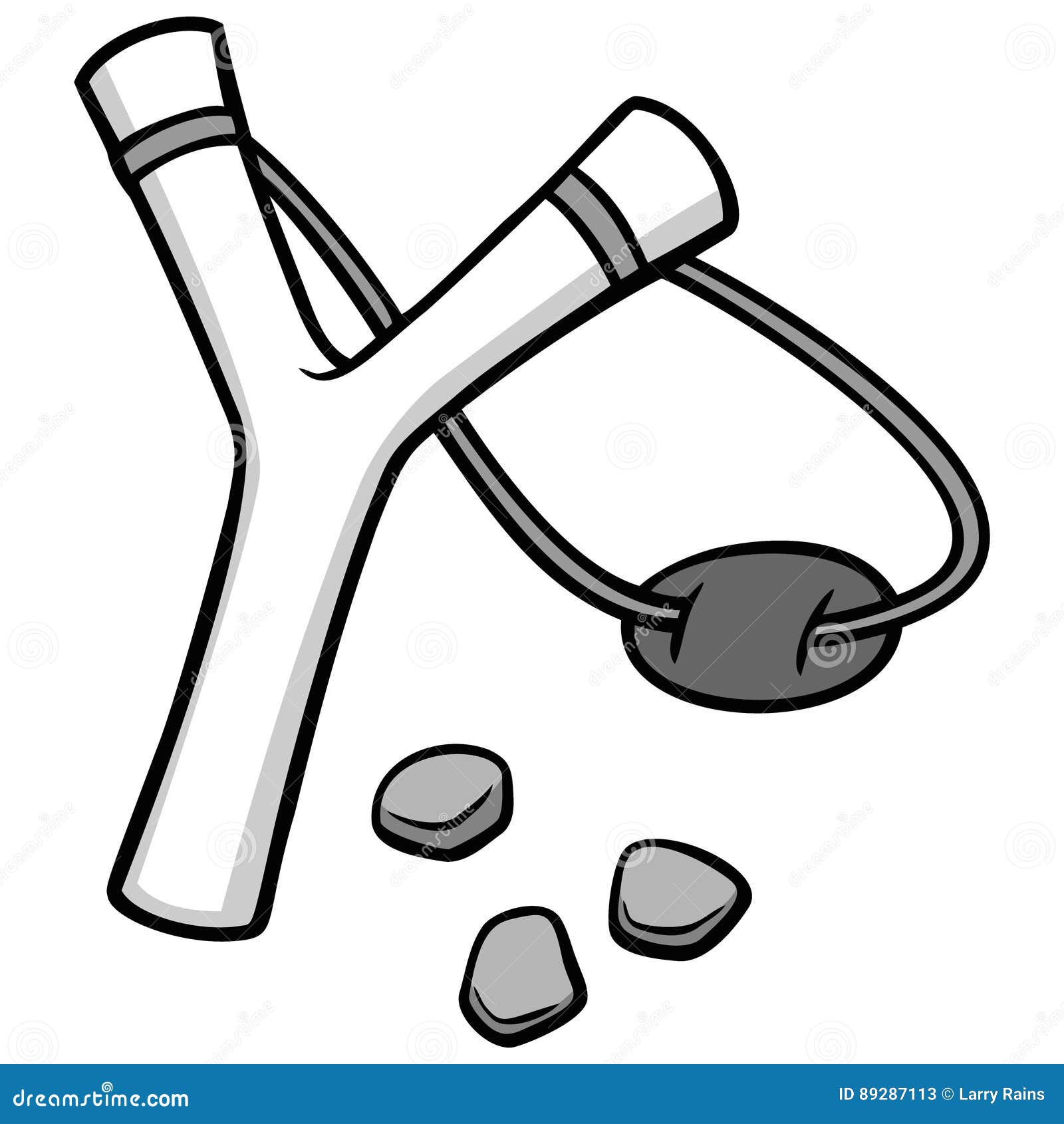 Katapult-Illustration vektor abbildung. Illustration von felsen - 89287113