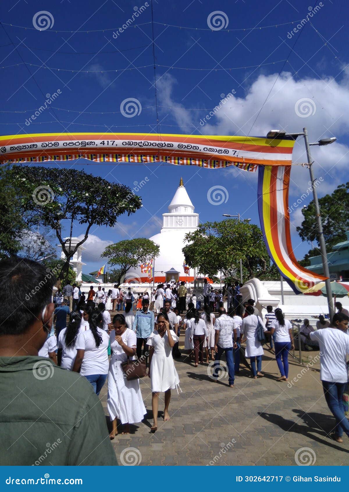 Kataragama Kiriwehera , Temple of Sri Lanaka Editorial Photography ...