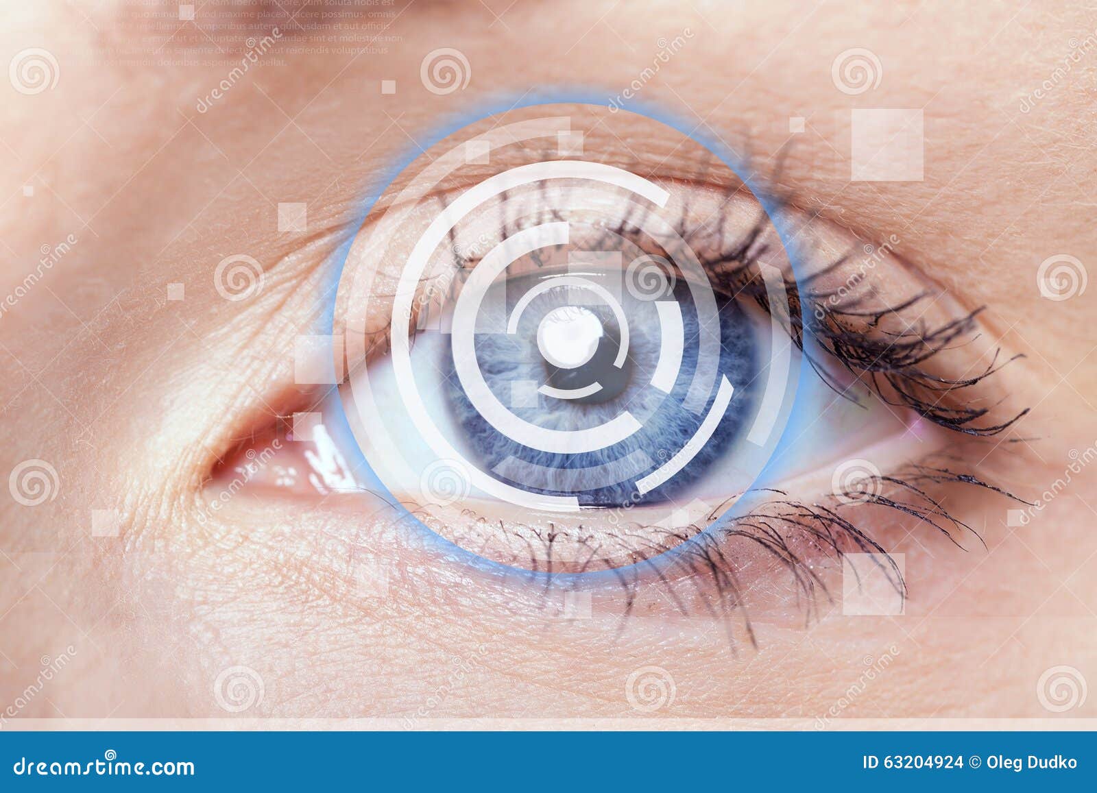 Katarakt stockfoto. Bild von daten, gesund, scan, nahaufnahme - 63204924