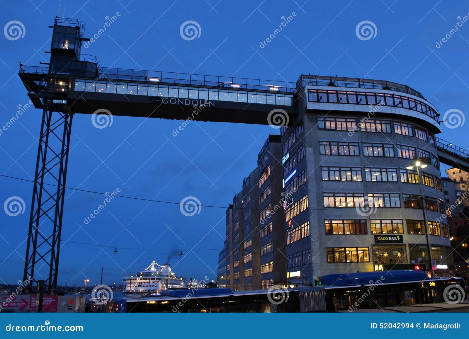 Katarina elevator editorial stock image. Image of swedish - 52042994