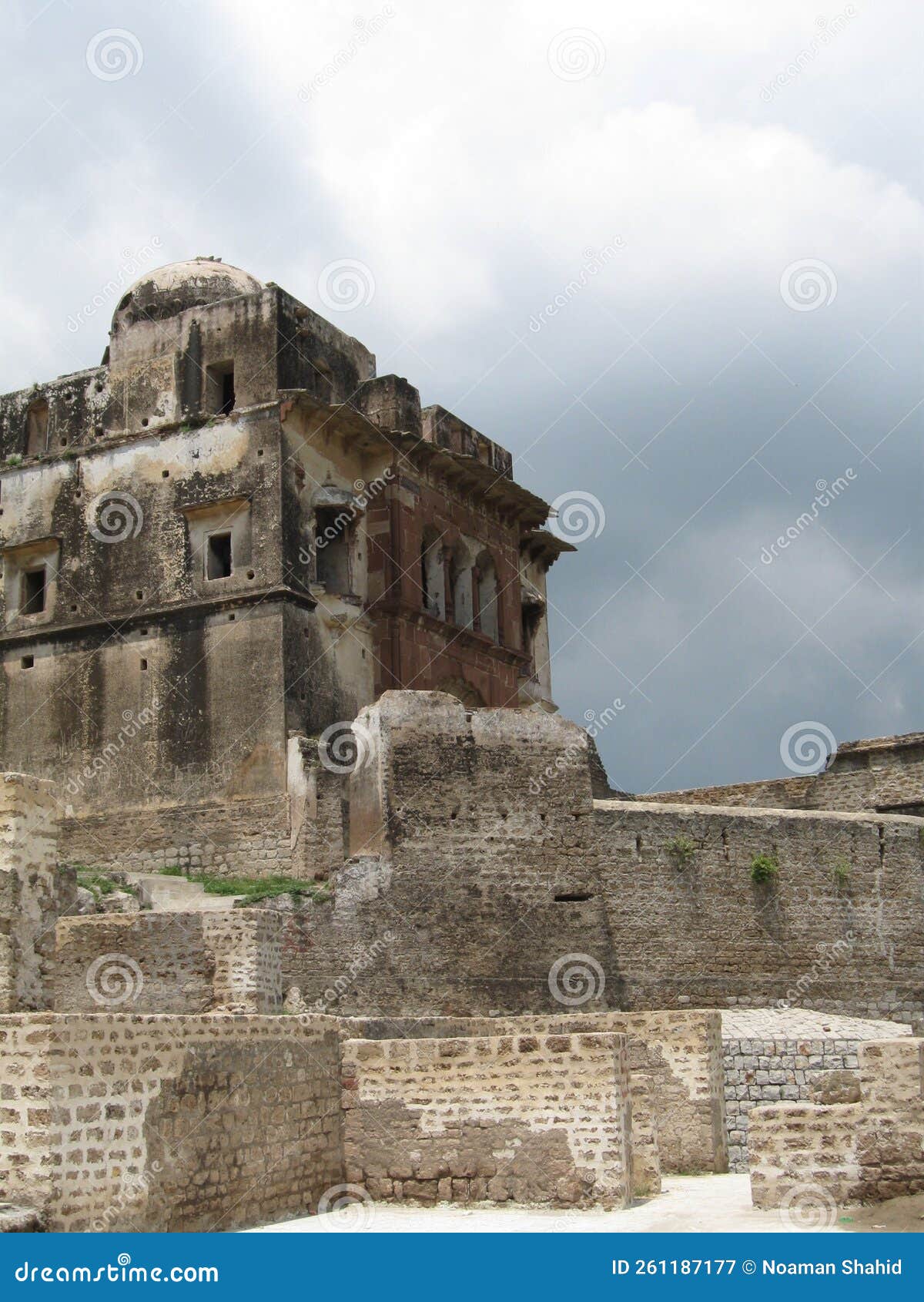 Katas Raj Ruins stock image. Image of temple, walkways - 261187177