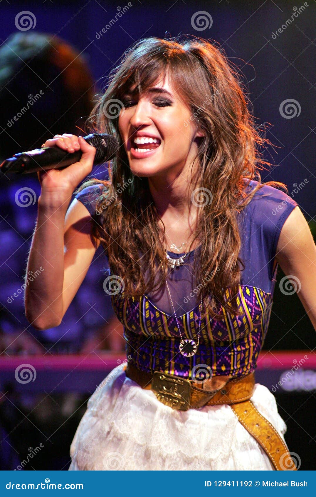 Kate Voegele Executa No Concerto Fotografia Editorial - Imagem de ...