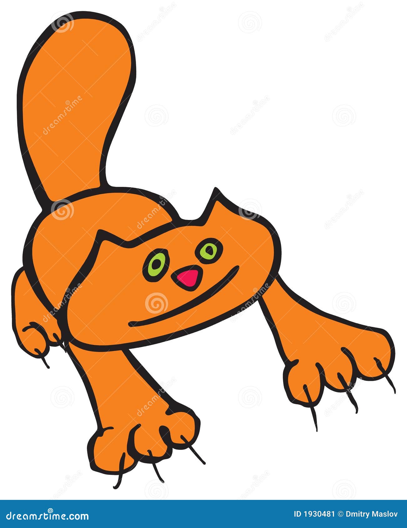 Kater vector illustratie. Illustration of illustratie - 1930481