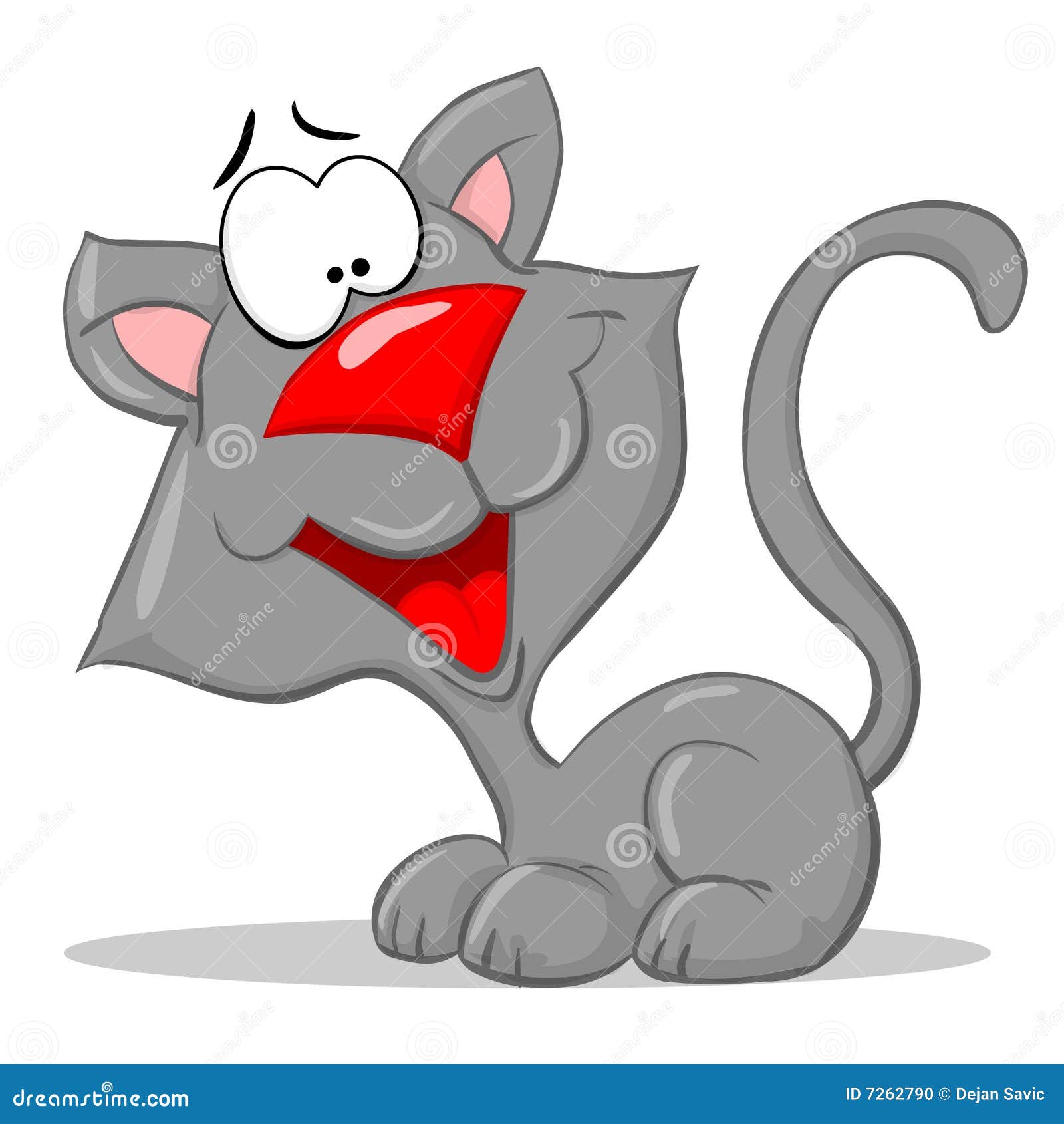 Kater stock illustratie. Illustration of winkel, tekening - 7262790