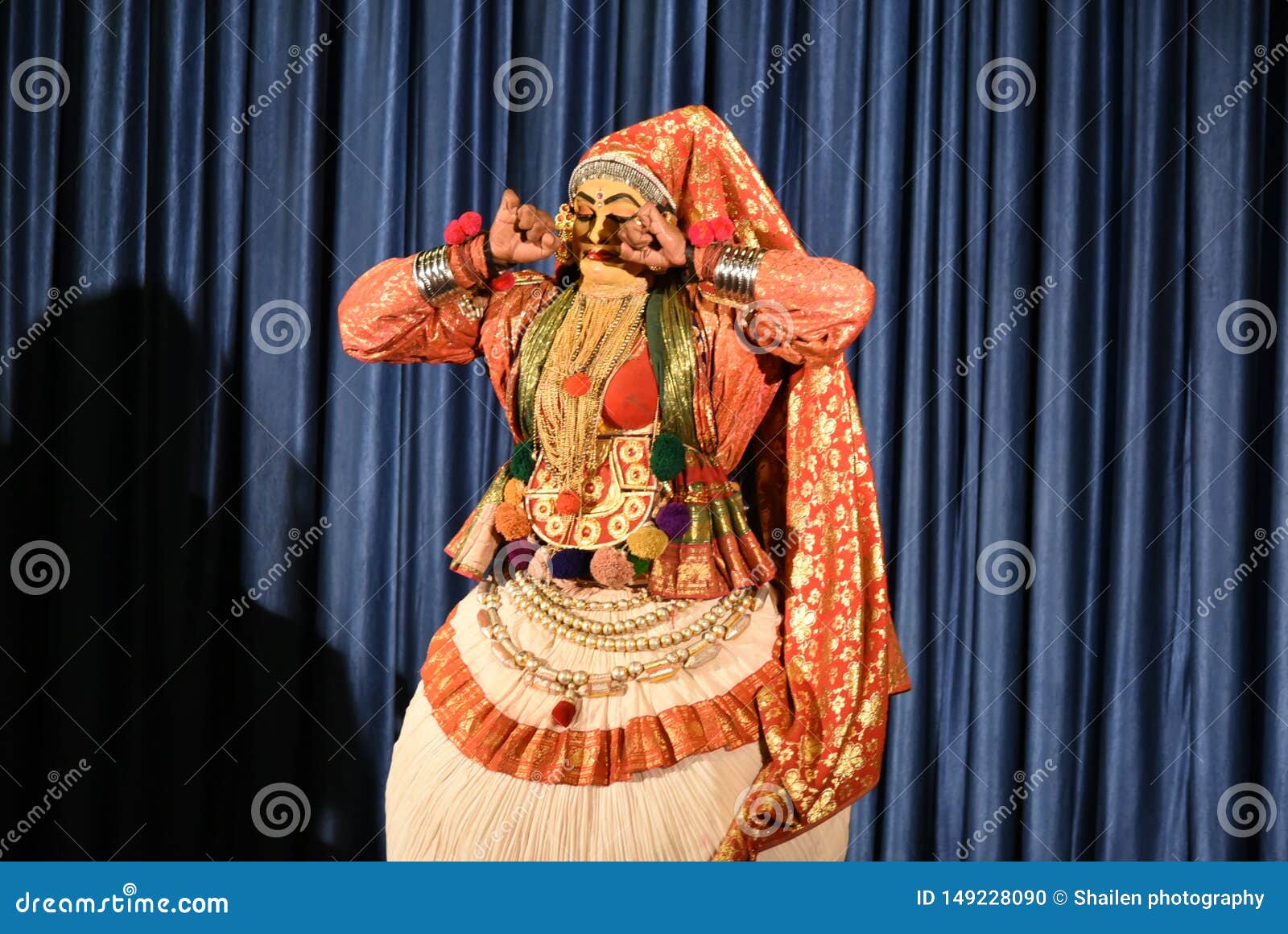 Kathakali Classical Dance, Thekkady, Kerala Editorial Image - Image of ...