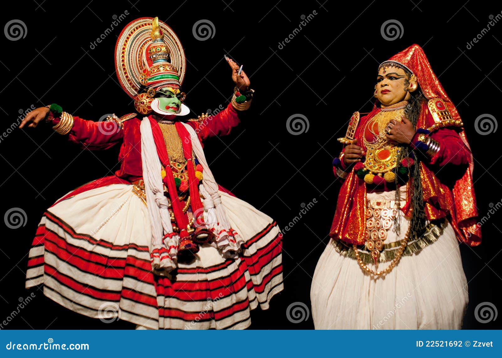 Kathakali dance editorial photography. Image of facial - 22521692