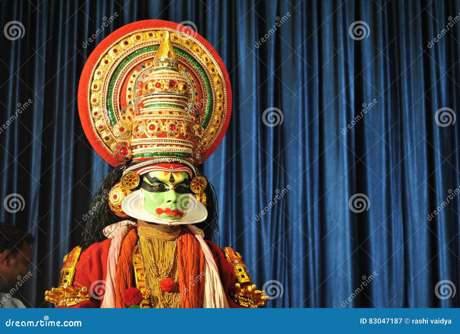 Kathakali Dancer Ready for Performance Editorial Photography - Image of ...