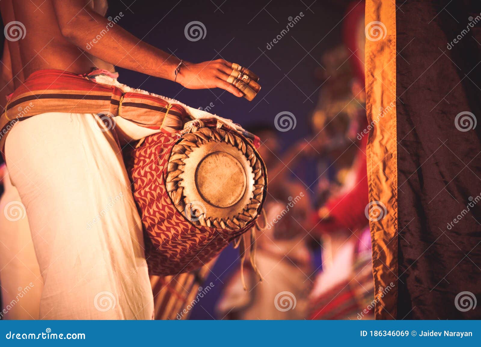A kathakali drummer drums stock image. Image of bengaluruindia - 186346069