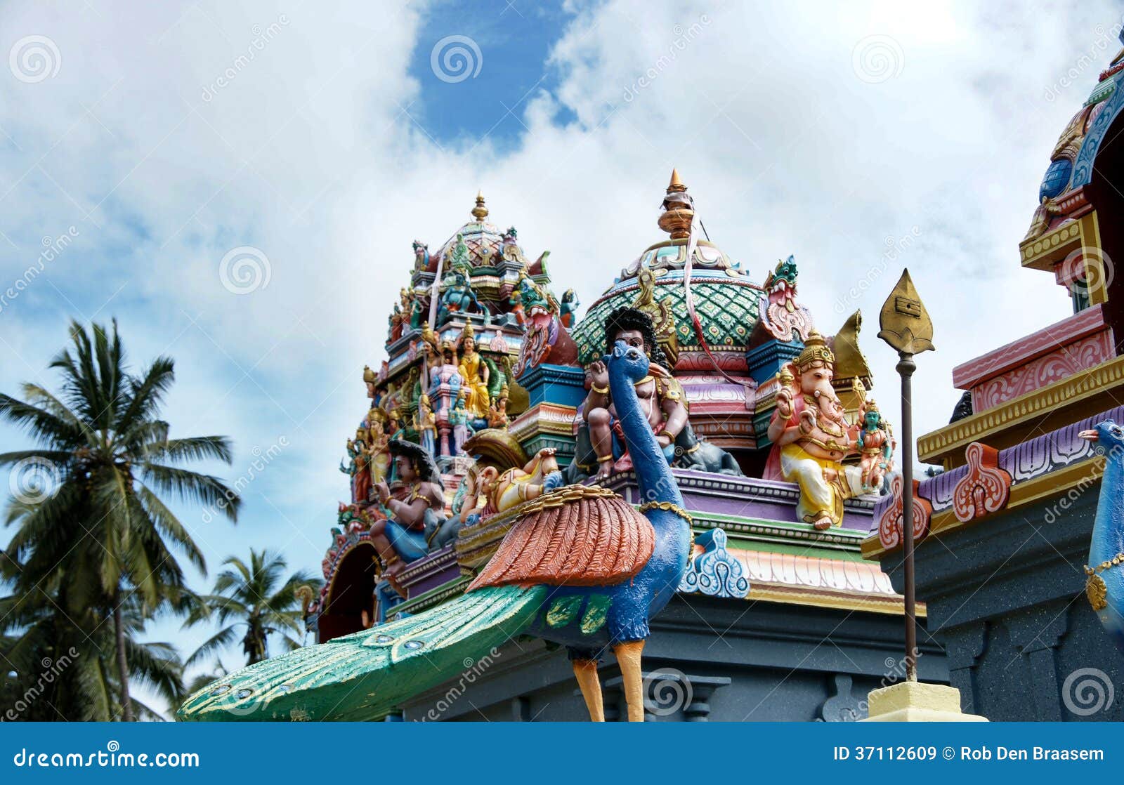 Katharagama punchi temple stock image. Image of ceylon - 37112609
