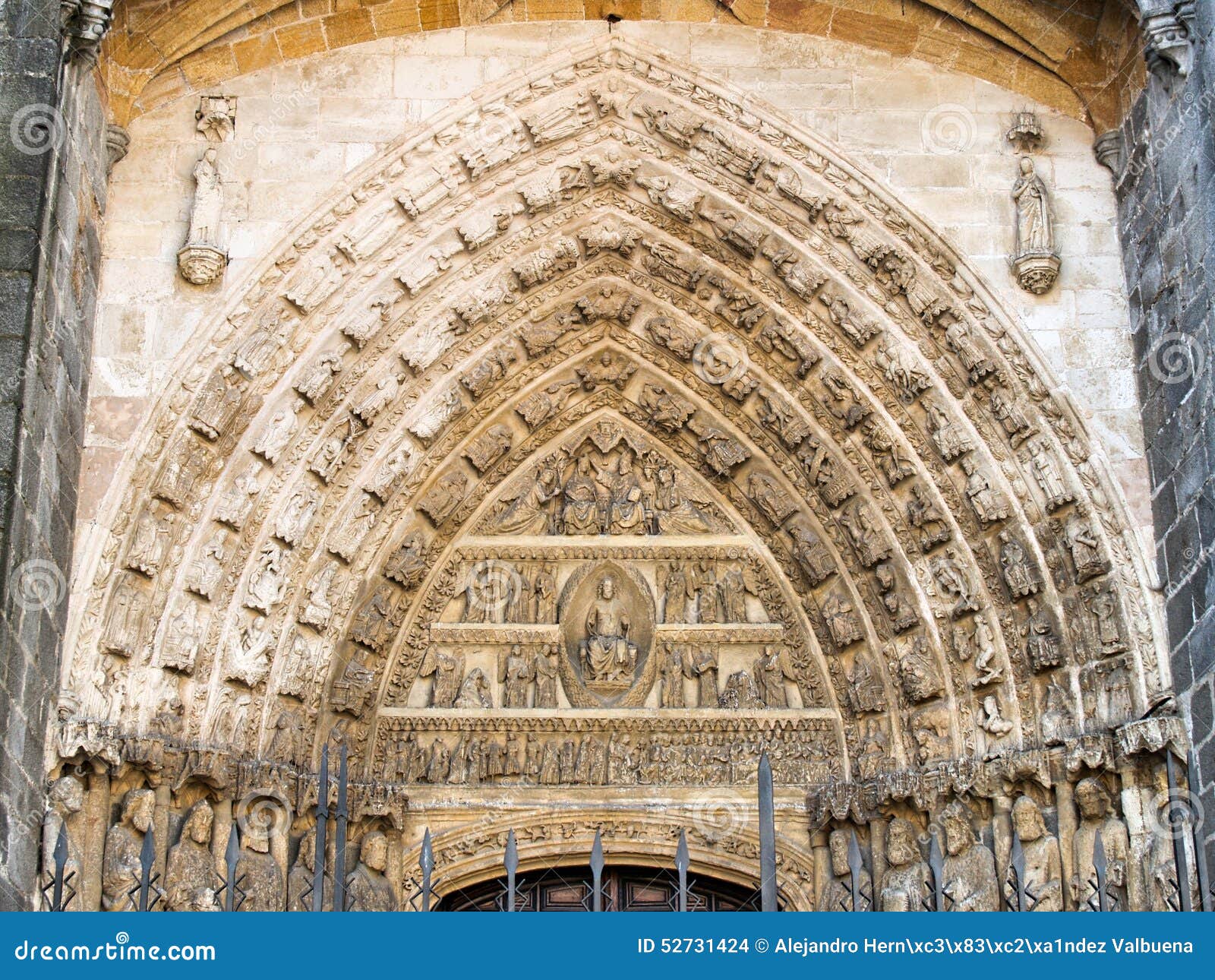 Kathedraal Van Avila (Spanje) Stock Foto - Image of spanje, apostel ...