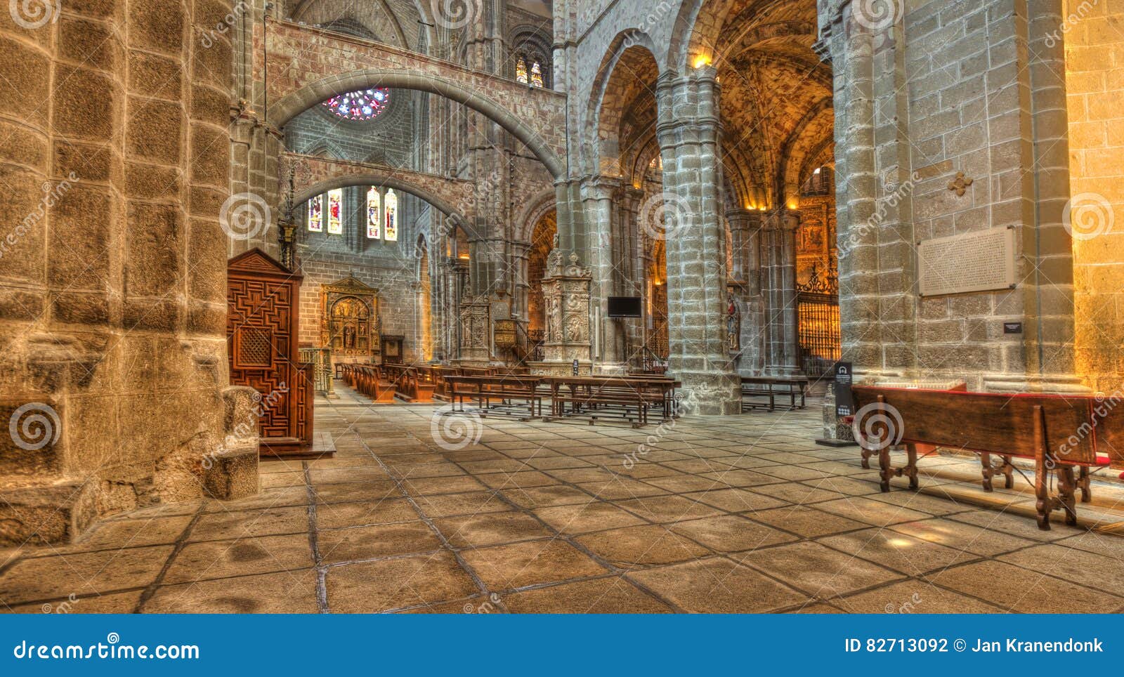 Kathedraal Van Avila, Spanje Redactionele Fotografie - Image of ...