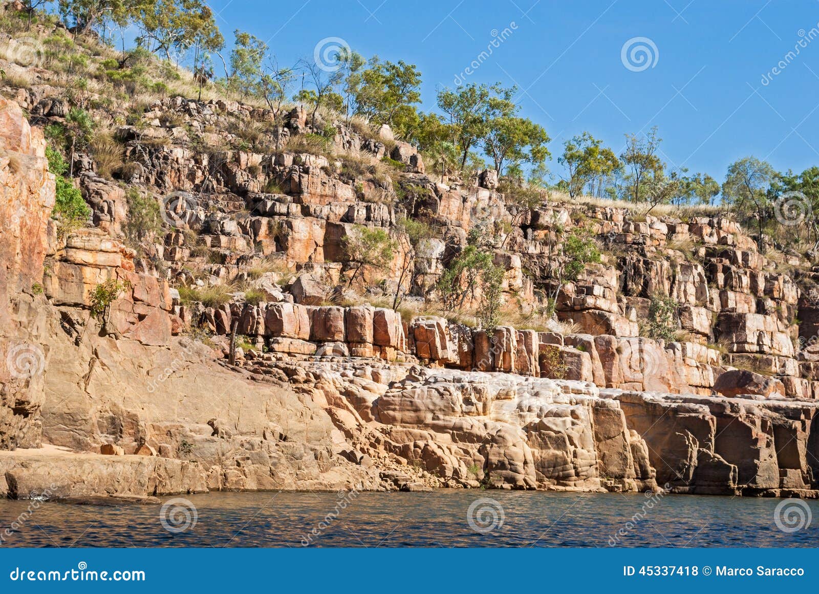 Katherine Gorge, Australia stock photo. Image of climbing - 45337418