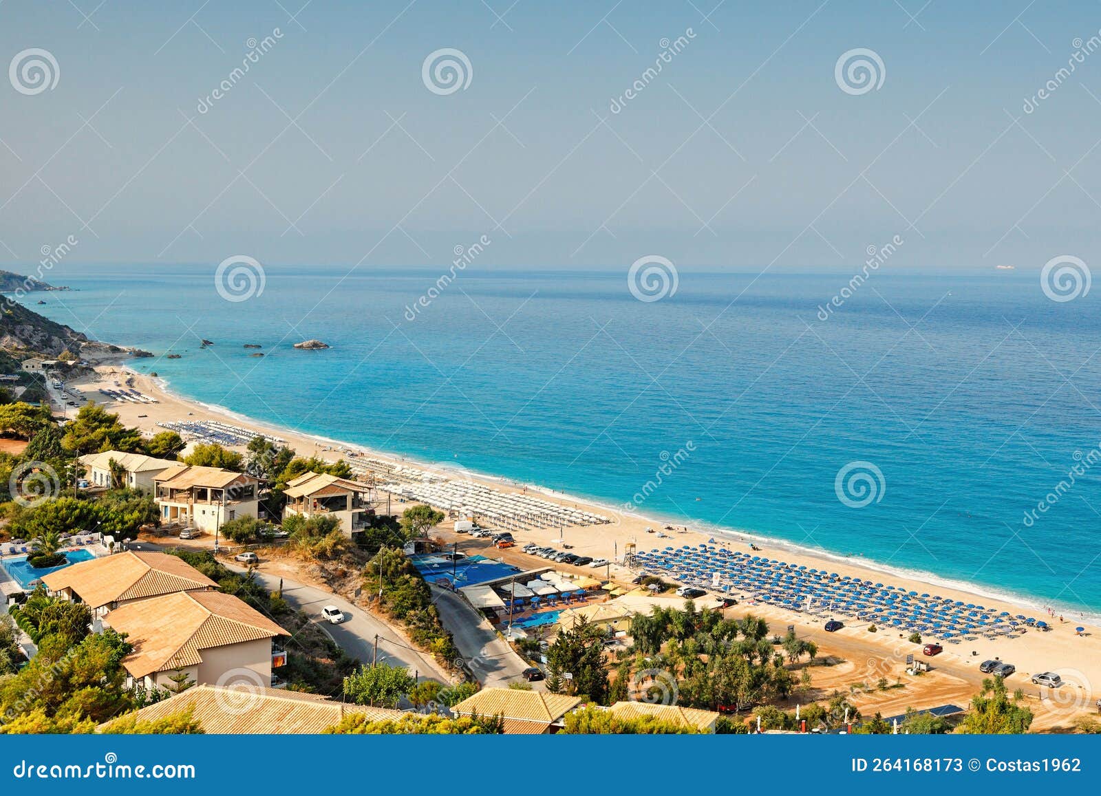 Kathisma in Lefkada, Greece Stock Image - Image of nature, island ...