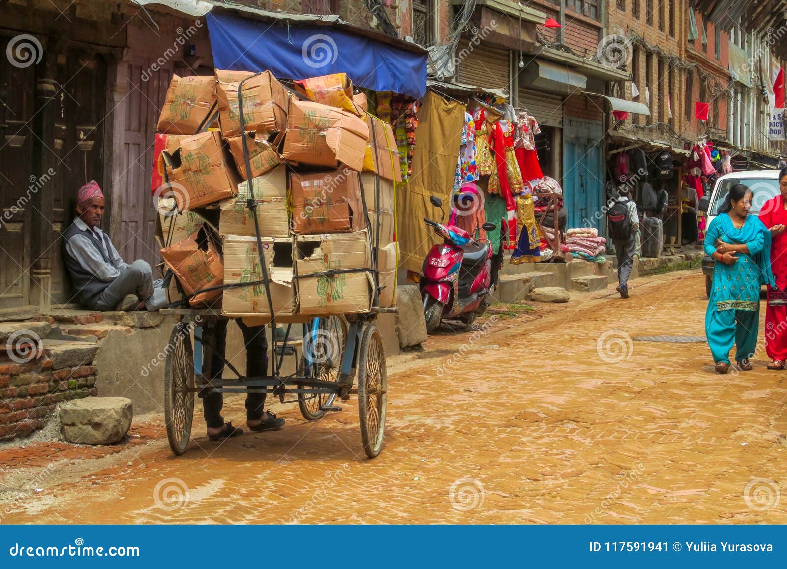 Kathmandu Nepal Capital People daily Life Editorial Photo - Image of ...