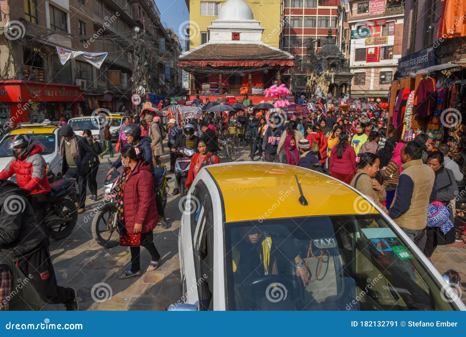 Traffic Jam on the Center of Kathmandu in Nepal Editorial Photo - Image ...