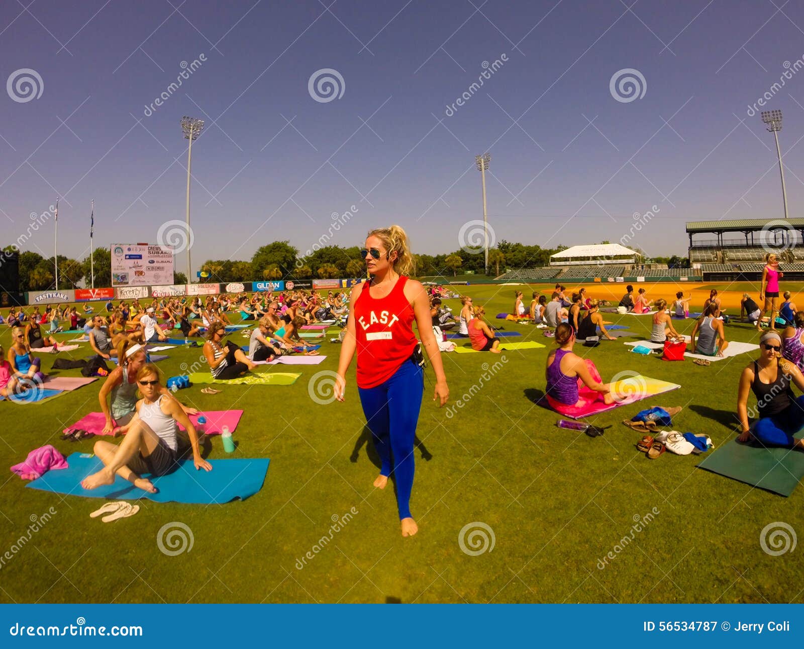 Kathryn Budig Yoga Instructor Editorial Photo