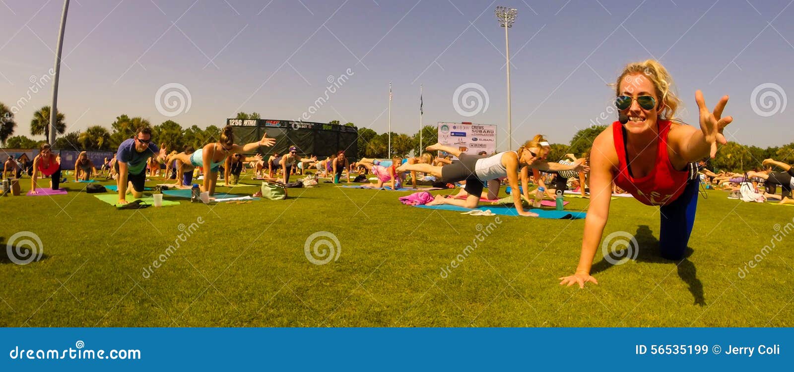 Kathryn Budig Yoga Instructor Editorial Photo