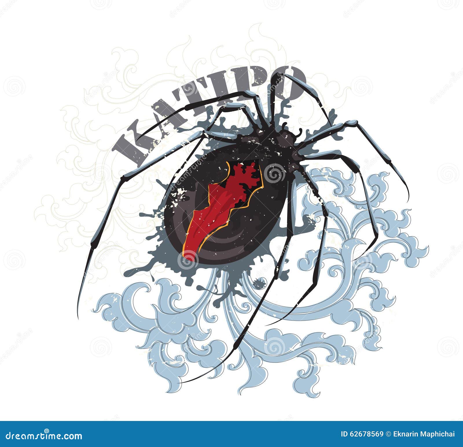 Katipo Spider Stock Illustrations – 2 Katipo Spider Stock Illustrations ...