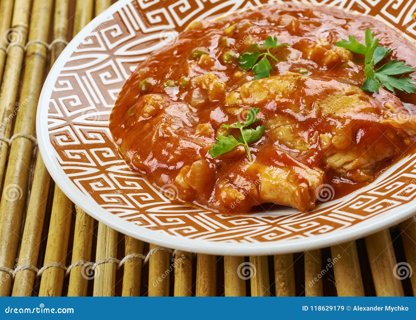 Katla Fish Curry stock image. Image of powder, jhal - 118629179