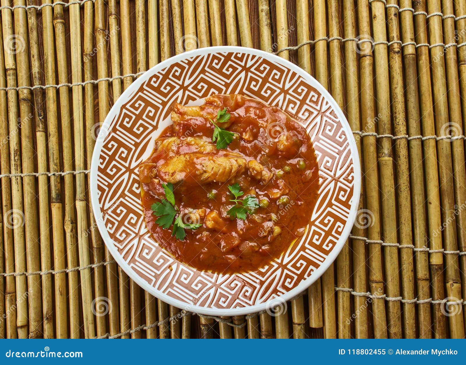 Katla Fish Curry stock image. Image of tomatoes, seafood - 118802455