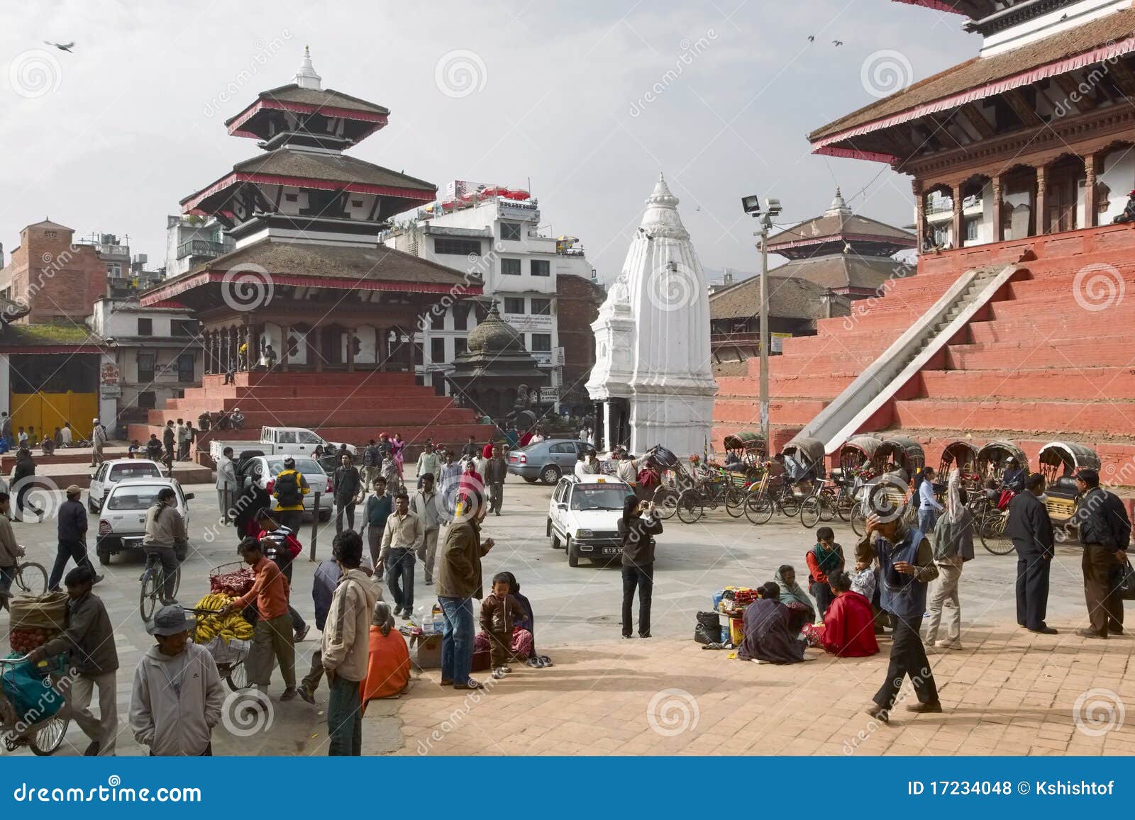 Katmandou, Grand Dos De Durbar Photo stock éditorial - Image du repère ...
