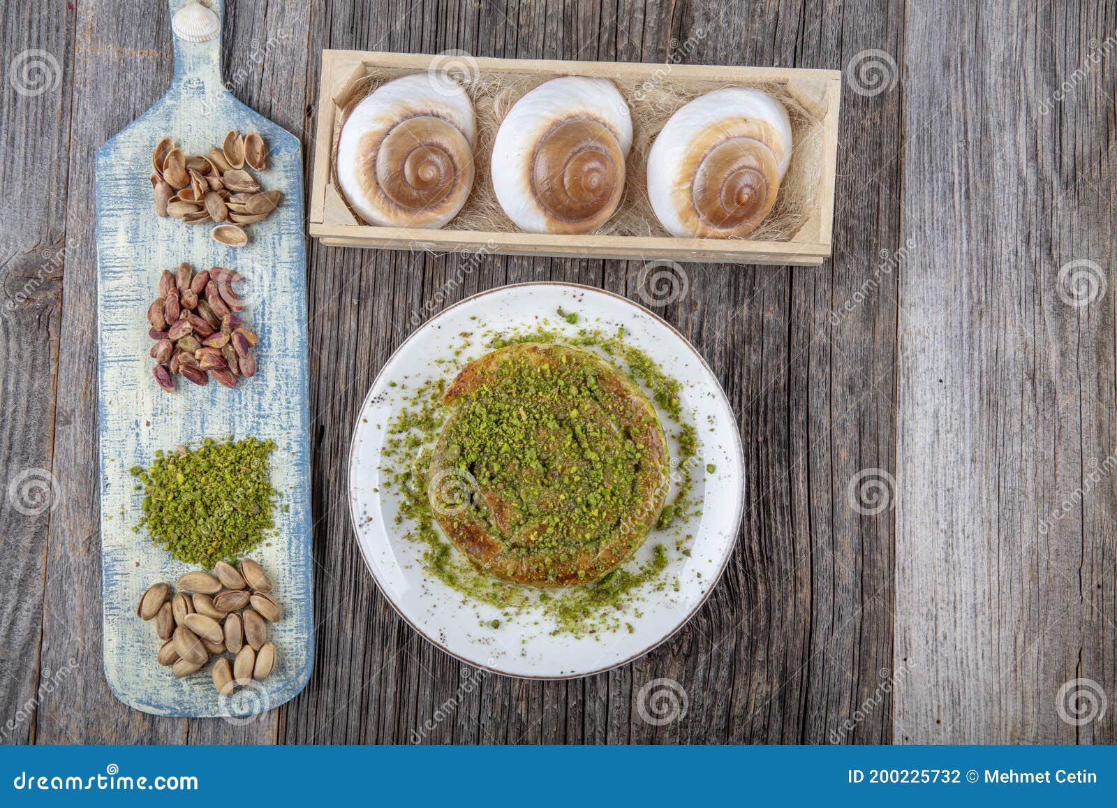 Katmer Dessert Traditional Turkish Dessert. Turkish Name; Gul Katmeri ...