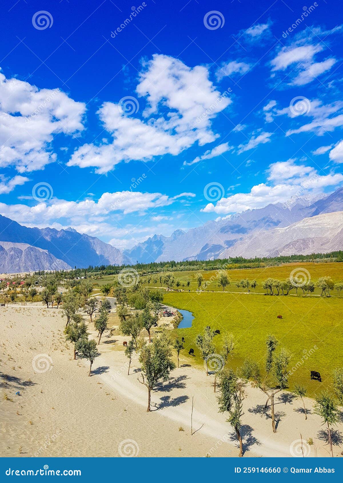 Katpana Valley Skardu GB stock photo. Image of valley - 259146660