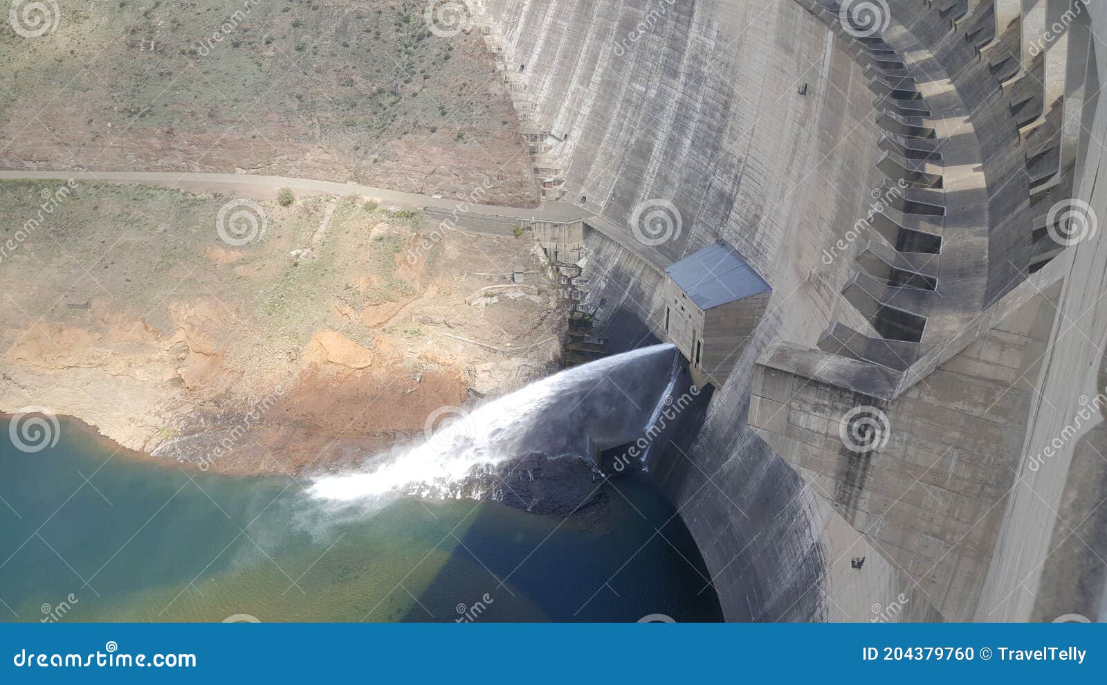 The Katse Dam in Lesotho stock photo. Image of power - 204379760